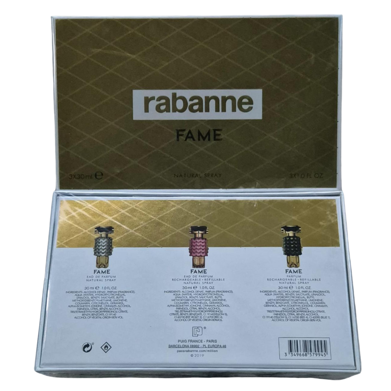 Paco Rabanne Fame Gift Set (3x30ml) – Scentora